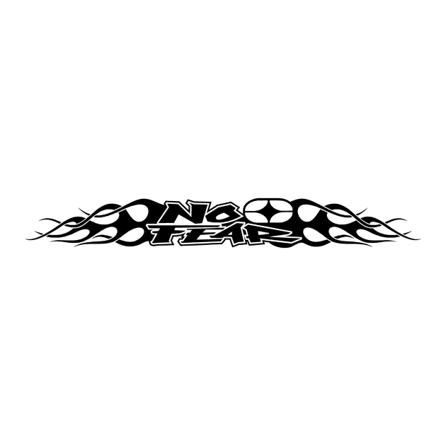Autocollant No Fear Logo - Stickers Sponsor et marque