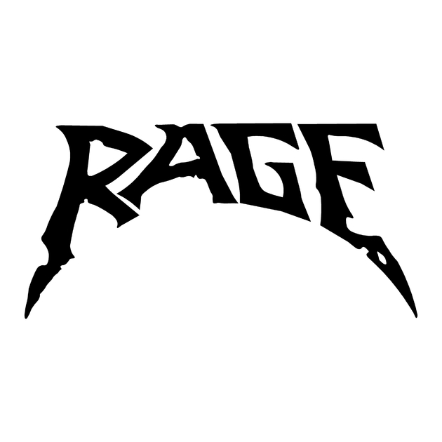 Stickers Rage - Autocollant Sponsor et marque