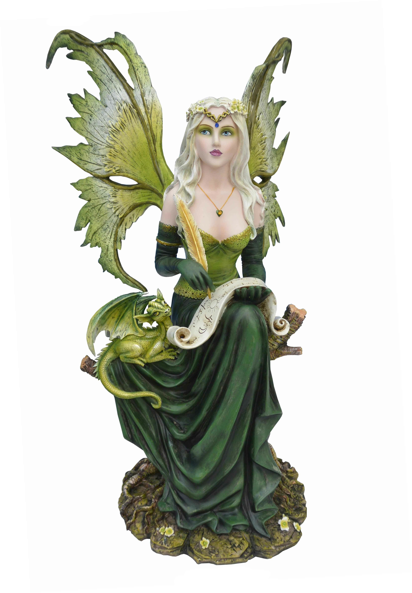 Statuette Fée Grynn (H46 x L29cm) - FIGURINES - STATUETTES/FÉES - ELFES ...