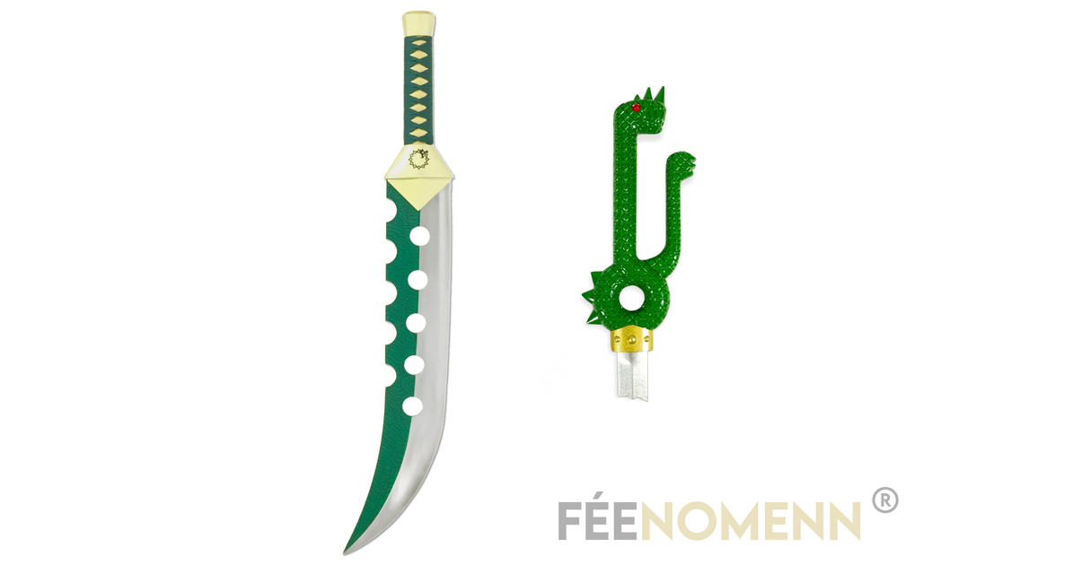 Epées Seven Deadly Sins (SDS) - PACK MELIODAS : Trancheuse de Démons et ...