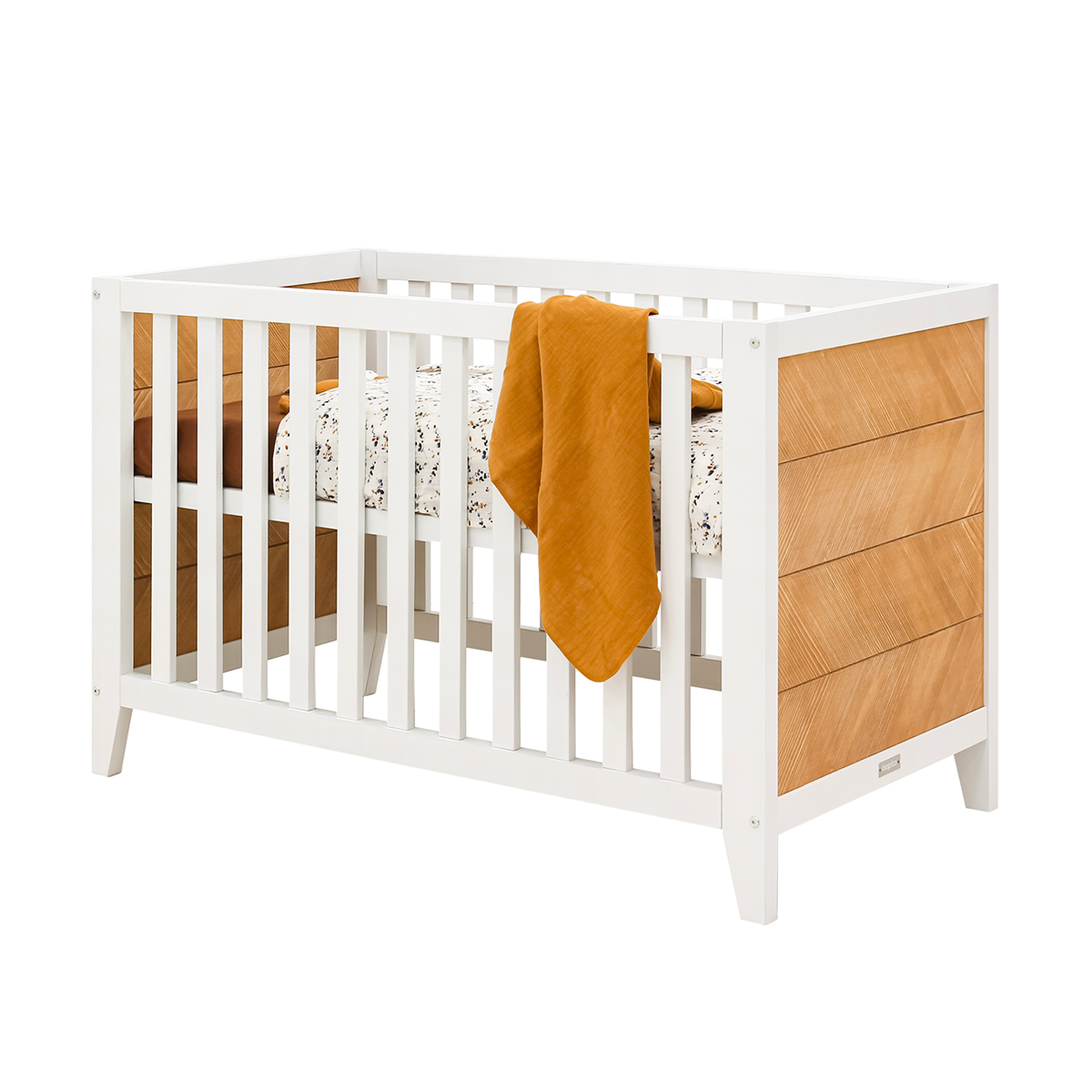 Lit bébé 60x120 et armoire 2 portes Bopita Isa - Blanc - Packs/Lit ...