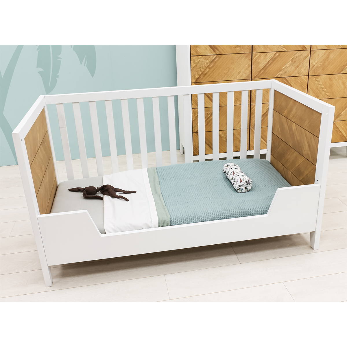 Lit évolutif 70x140 Bopita Isa - Blanc - Lits/Lit évolutif - tendresse ...