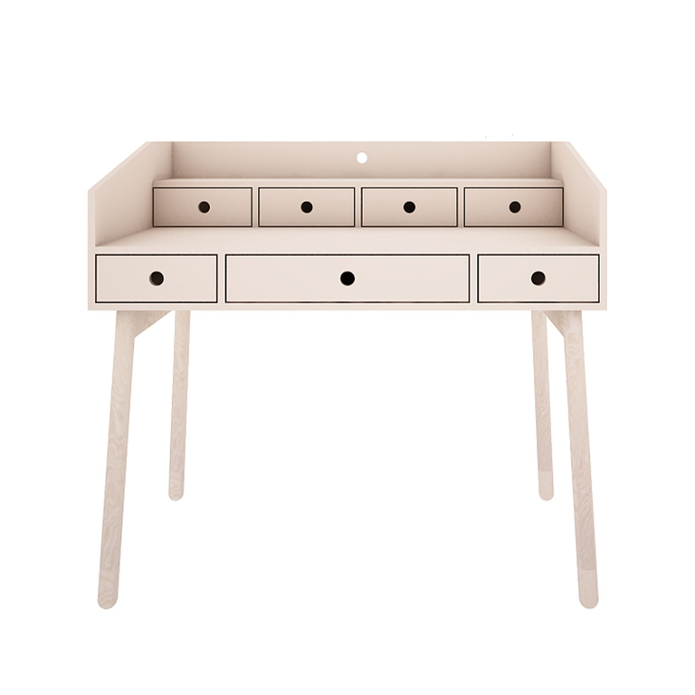 Bureau 7 tiroirs Wood Luck River Beige - Bureau/Bureau junior - petits ...