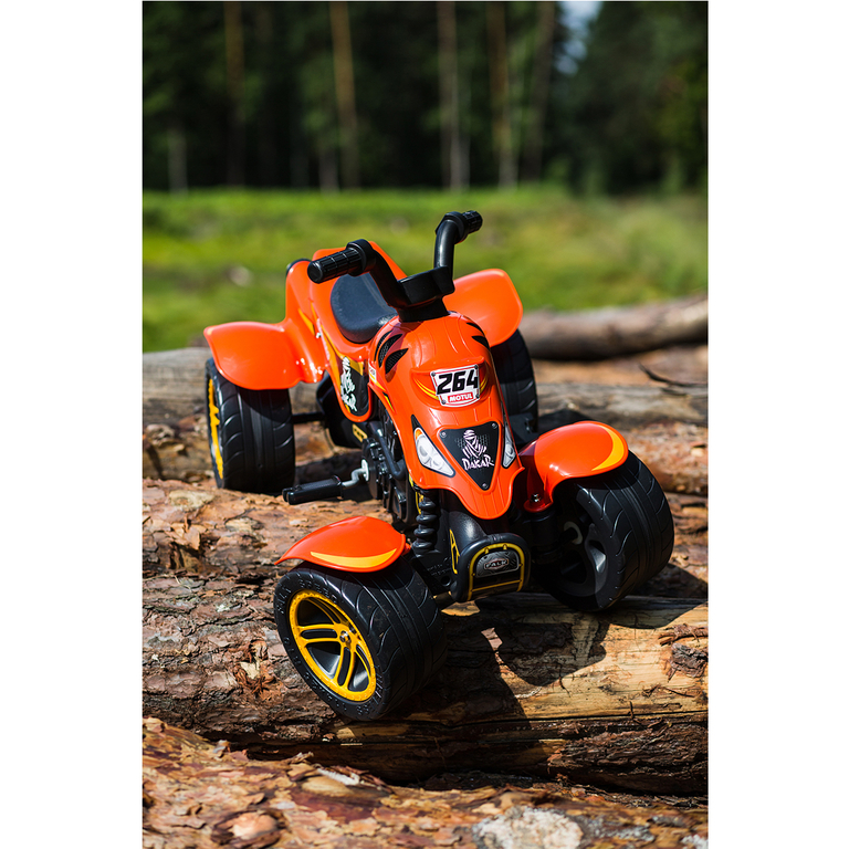 Quad à pédales Falk Dakar - Orange - Véhicule à pédales/Véhicule 4 ...