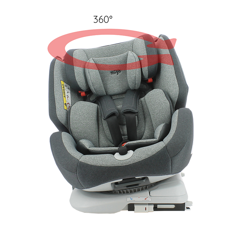 Siège auto ISOFIX 40-150 cm Pivotant 360 Migo Myo - Noir - Siège Auto ...