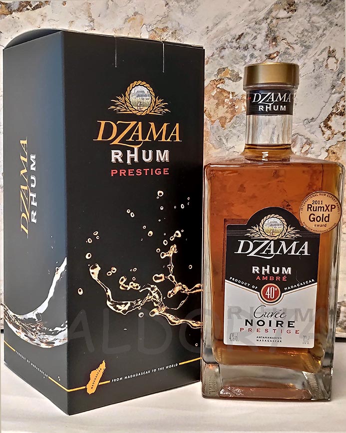 RHUM DZAMA CUVEE NOIRE MADAGASCAR 70cl 40° à 49€ - RHUM AMBRE - valdor74