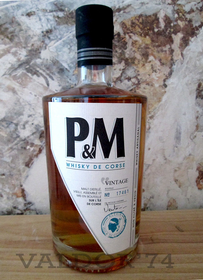 Whisky PM VINTAGE 70cl 40° Distillerie Pietra et Maleva ALERIA-CORSE ...