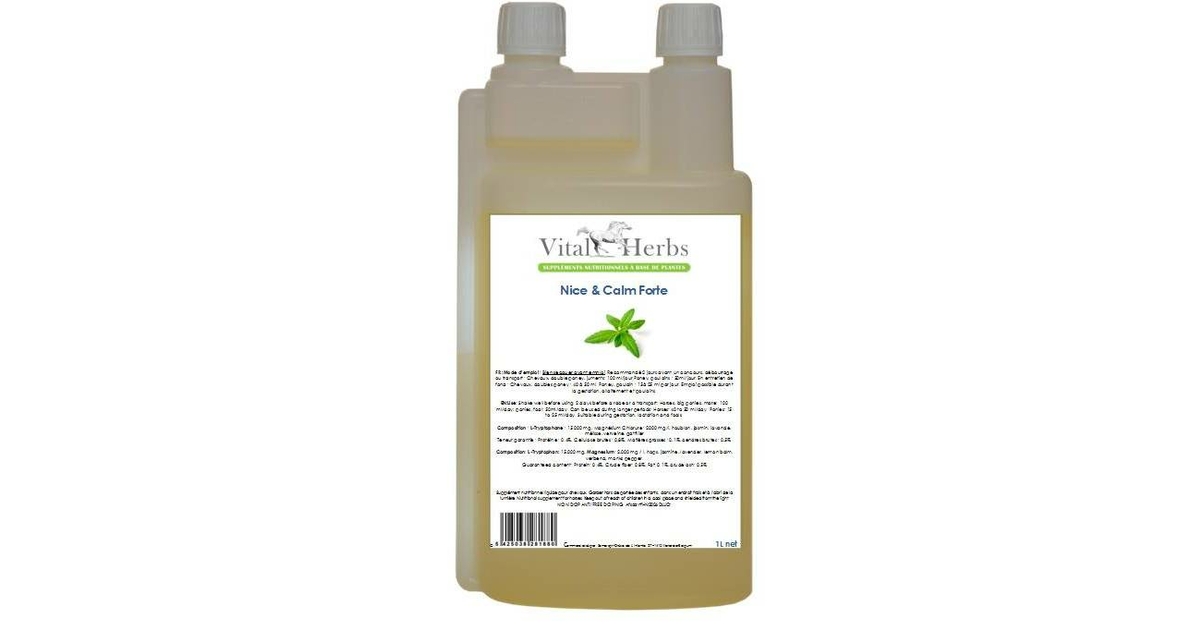 Nice & Calm Forte Vital Herbs - Aliments Complémentaires/Nerfs et ...