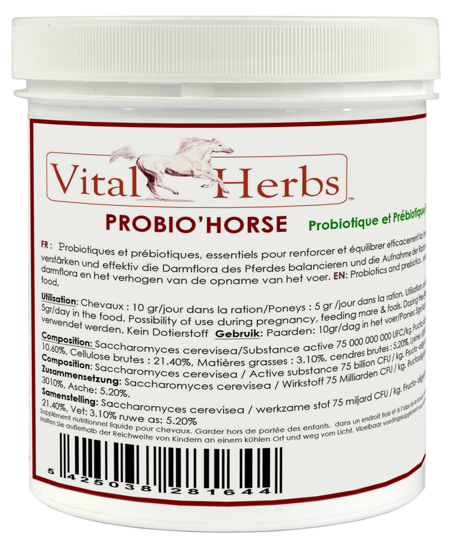 Probio'Horse Vital Herbs - Aliments Complémentaires/Santé générale ...