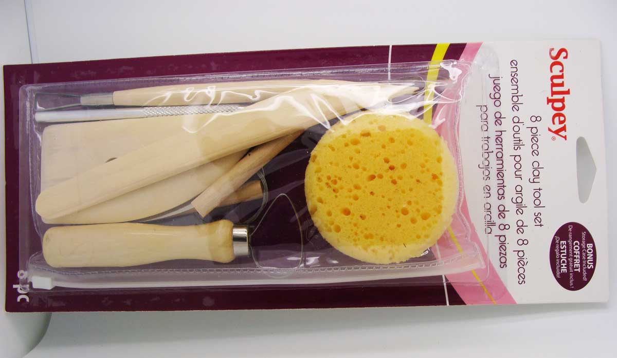 Ensemble 8 outils pour modelage avec trousse rangement - MOULAGE ...