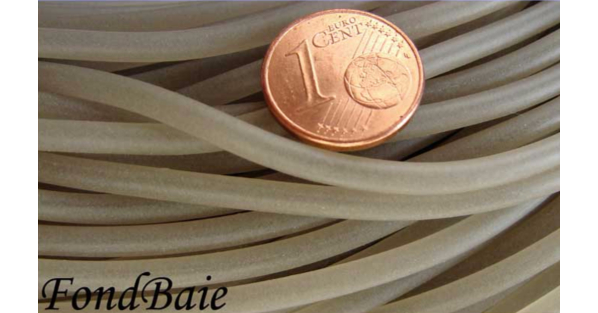 Fil plastique rond 3mm GRIS FONCE par 1 mètre - Caoutchouc ...