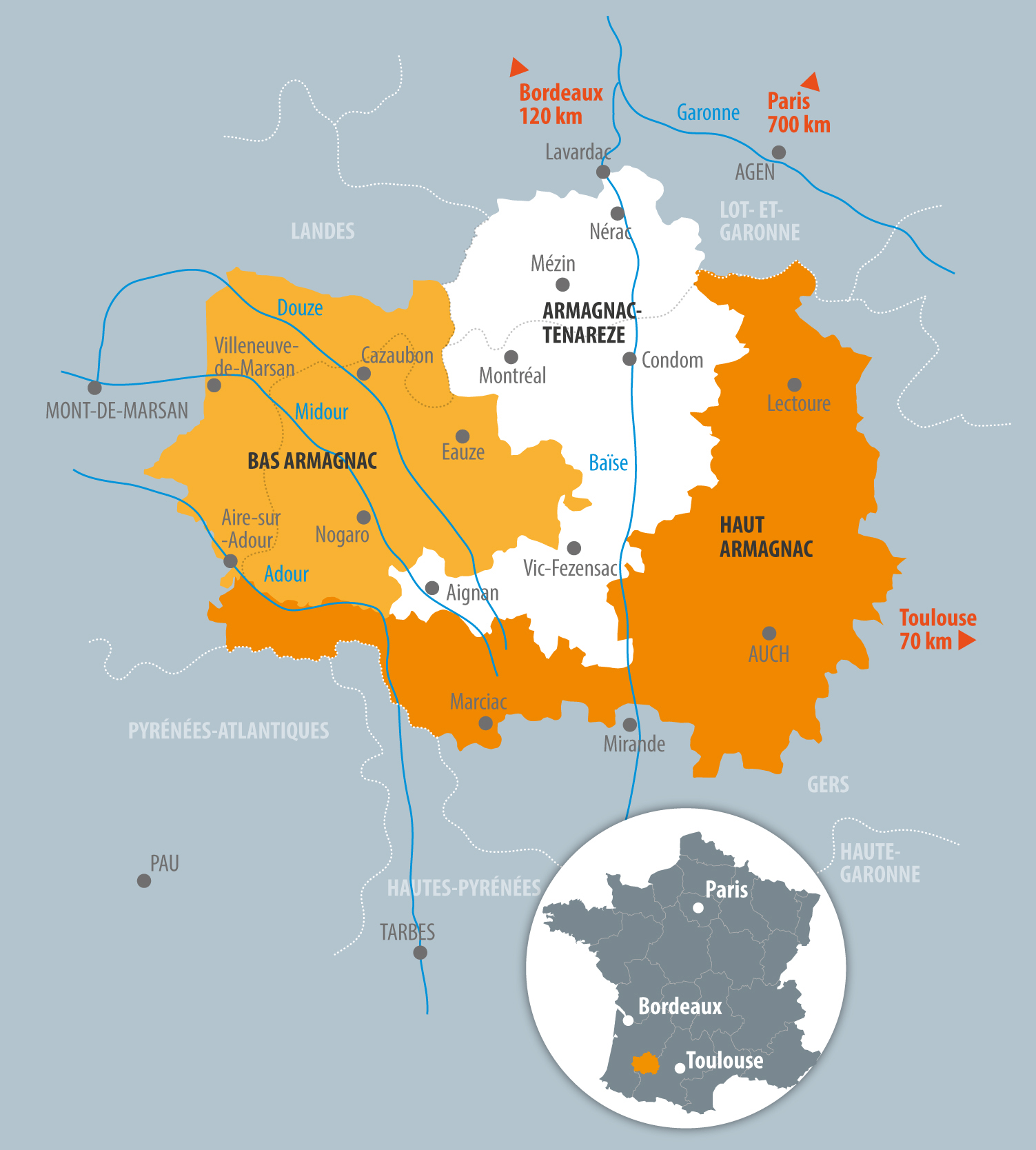 L’armagnac est la plus ancienne eau-de-vie de France.