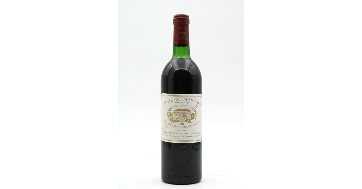 Château Margaux 1981 - 75cl - Stephconti Vins & Spiritueux