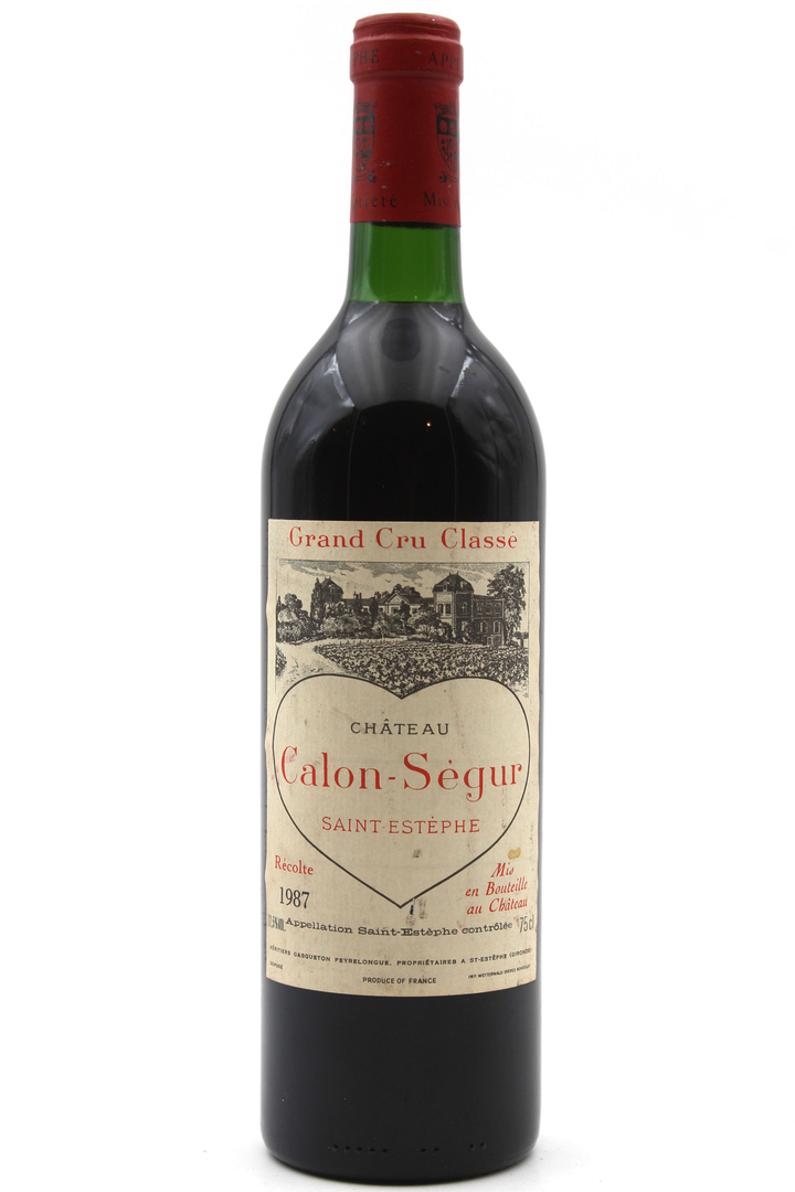 Château Calon Ségur 1987 Rouge 75cl AOC Saint-Estephe - BORDEAUX/Saint ...