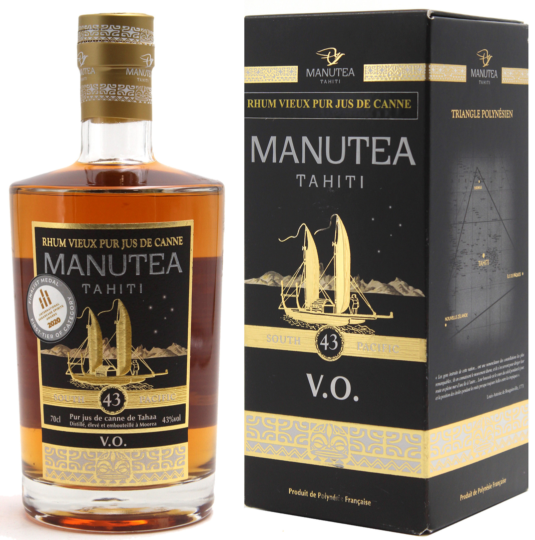 Rhum Manutea VO 70cl - SPIRITUEUX/Rhum - Stephconti Vins & Spiritueux