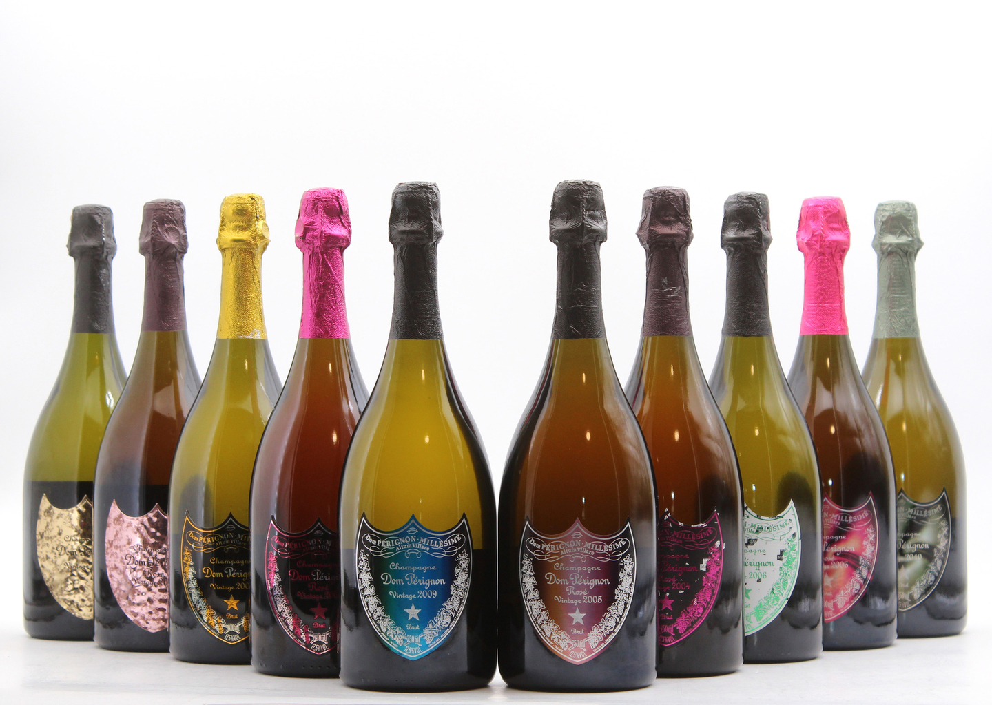 Collection Dom Perignon Limited Edition Brut + Rosé - 10x75cl