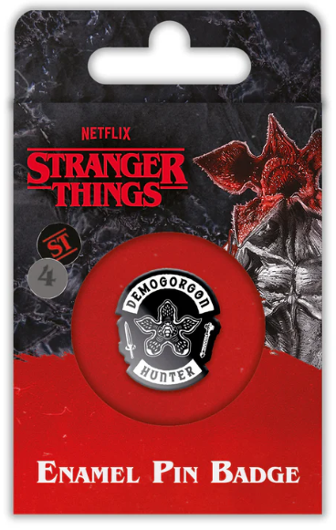 Stranger Things Pin's Demogorgon Hunter - fan-corner