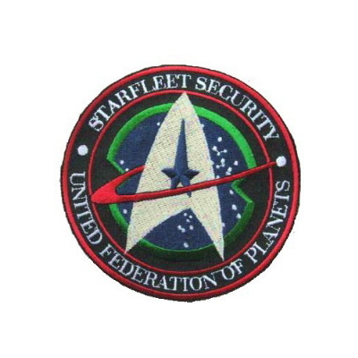 Ecusson Starfleet Security United federation of planets - Séries télé ...