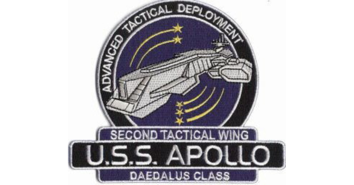 Ecusson USS Apollo Daedalus Class vu dans la série Stargate Atlantis ...