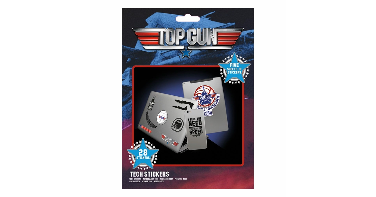 Lot de 28 stickers Top Gun - Accessoires Geek- fan-corner