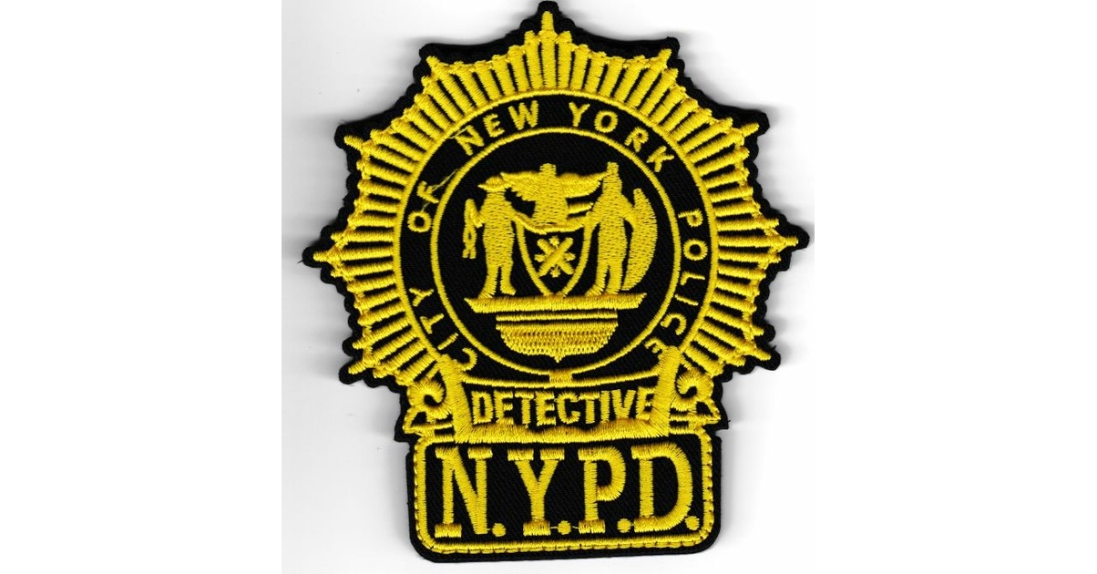 Ecusson police new York cosplay detective NYPD - fan-corner