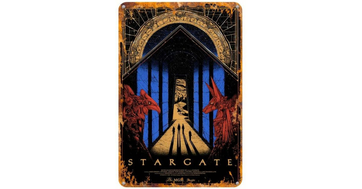 Plaque métal Stargate - Séries télé/Stargate SG1/SGU/Atlantis - fan-corner