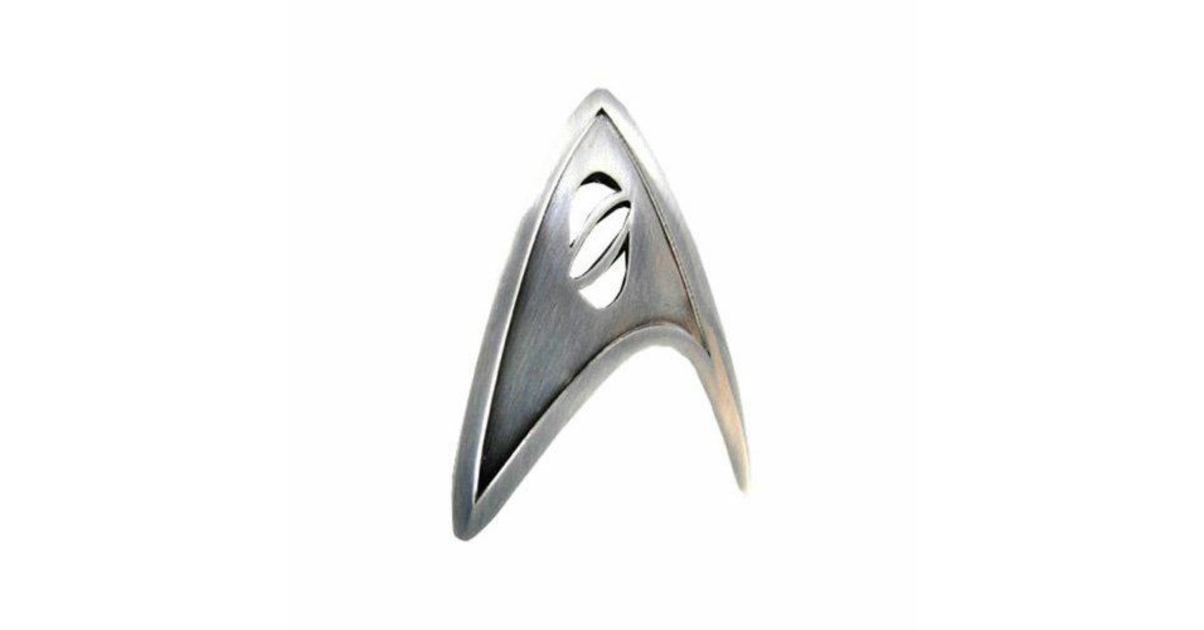 Insigne Officielle Star trek division science porté par Spock - Séries ...