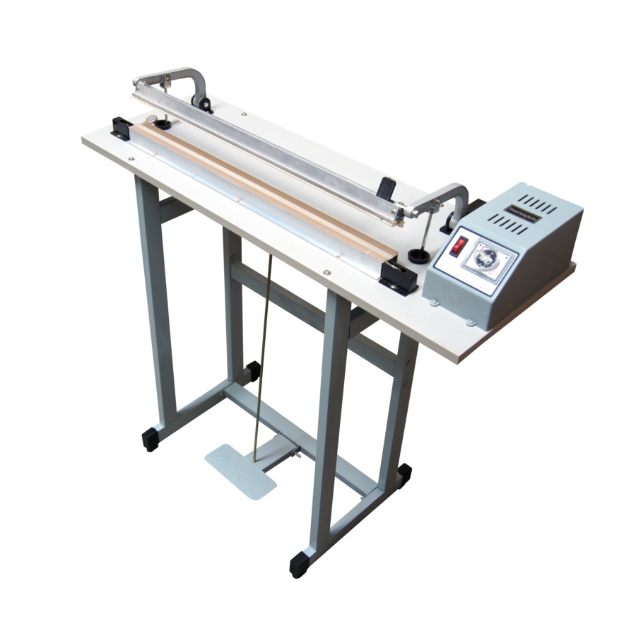 SOUDEUSE SUR PIEDS 800mm/3mm AVEC CUTTER POUR SACHETS ET GAINES ...