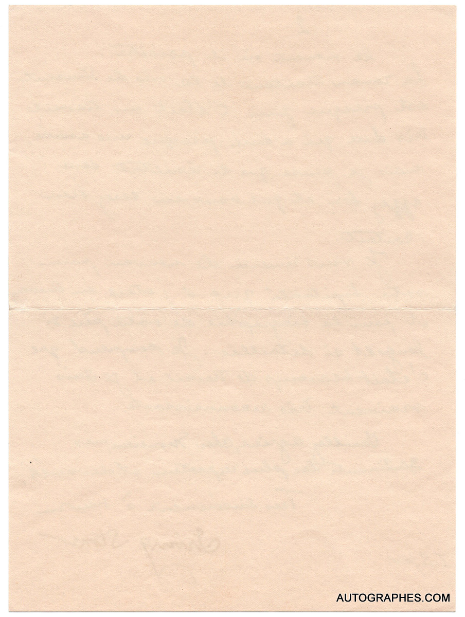 [Vincent VAN GOGH] Irving STONE - Lettre autographe signée à Paul Louis ...
