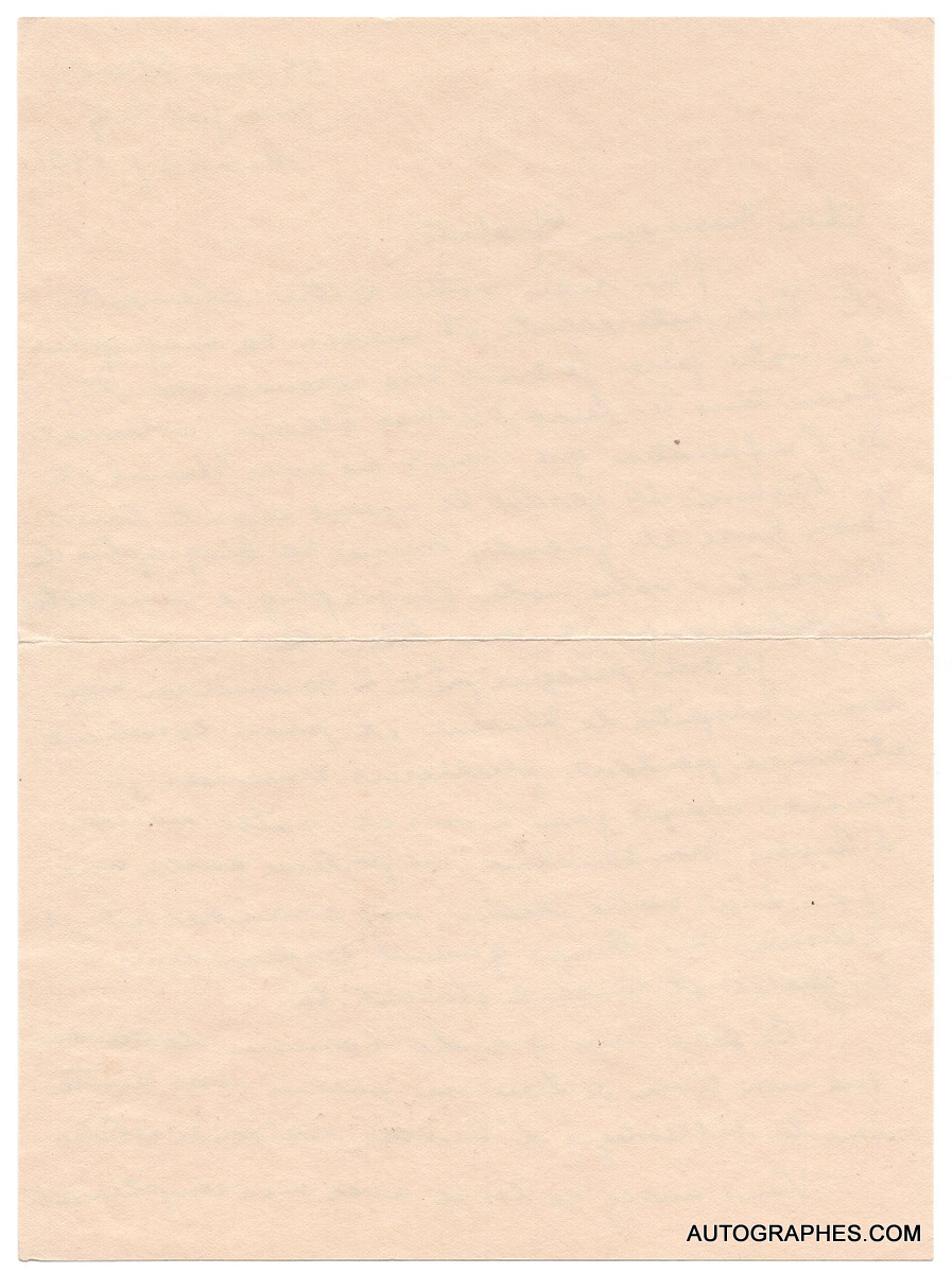 [Vincent VAN GOGH] Irving STONE - Lettre autographe signée à Paul Louis ...