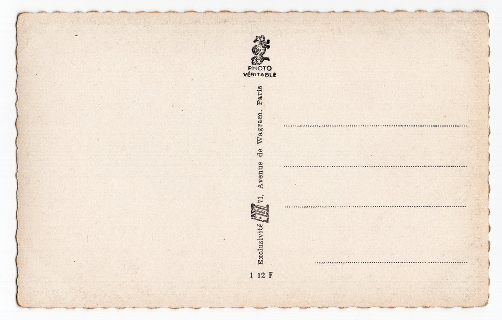 Jean GABIN - Carte postale photographique signée (1967)