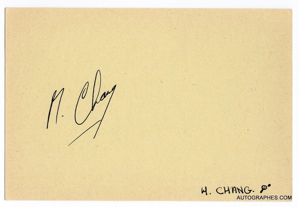 Michael CHANG - Signature autographe - Autographes.com