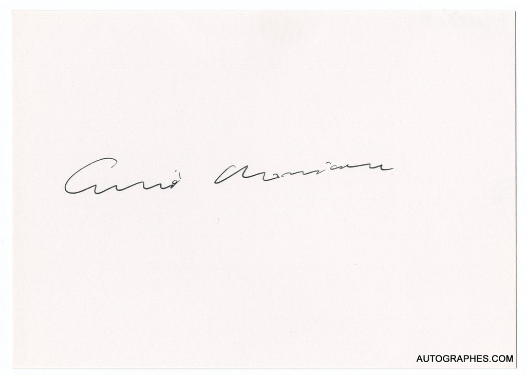 Ennio MORRICONE - Signature autographe - Autographes.com