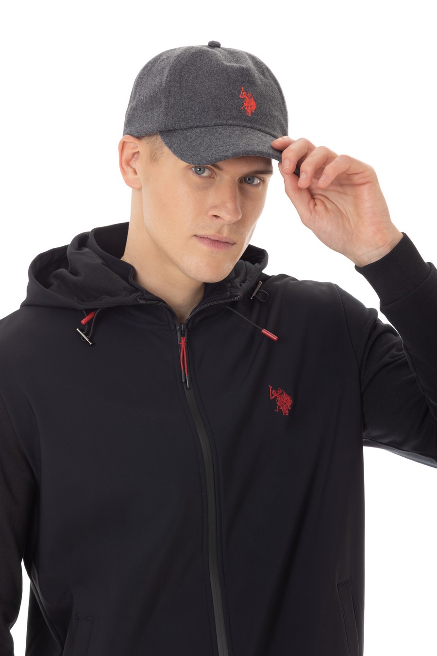 Casquette Felt - Gris anthracite - US POLO - Nouvelle collection ...