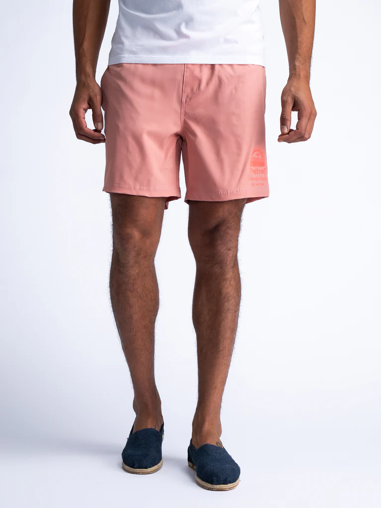 Short de bain Trek - Brique - PETROL INDUSTRIES - Prix doux vêtements ...