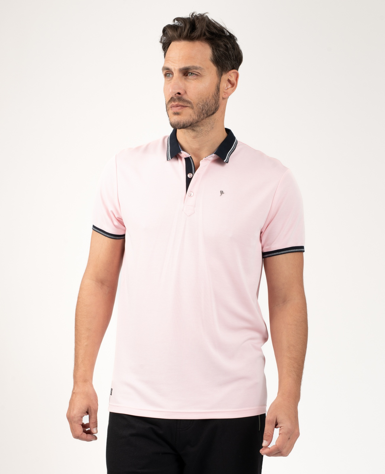 Polo Barika - Rose - Sun Valley homme - Prix doux vêtements Homme/Polos ...