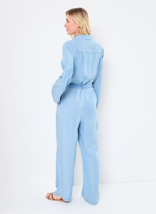 Combi pantalon en jean Vigivani - Bleu - VILA - Vêtement FEMME ...