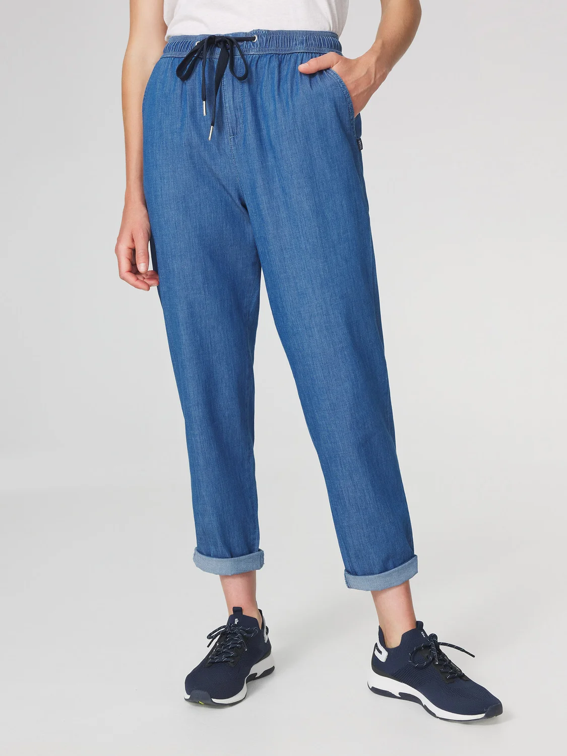 Jogging en jean Mandy - Stone - TBS FEMME - Vêtement FEMME/Pantalons ...