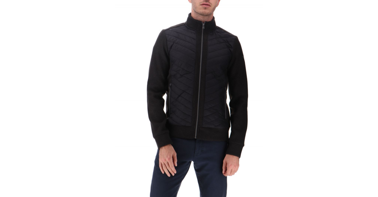Veste molleton bi-matière Leeky - Gris chiné - Sun Valley homme - Prix ...