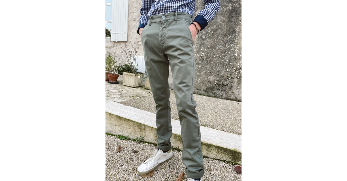 Chino - kaki - Virtue - Prix doux vêtements Homme/Pantalons & Jeans ...