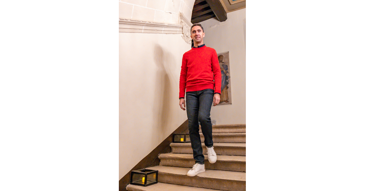 Jean slim - Bleu foncé - IKKS MEN - Prix doux vêtements Homme/Pantalons ...