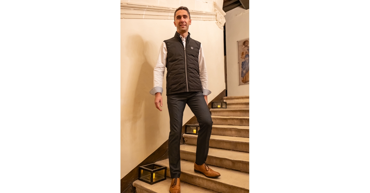 Pantalon de jogging - Marine - IKKS MEN - Prix doux vêtements Homme -50 ...