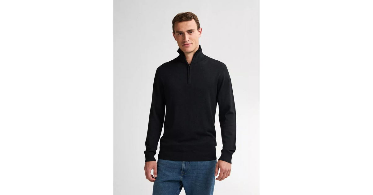 Pull à col tricoté homme - Noir profond - PETROL INDUSTRIES HOMME ...