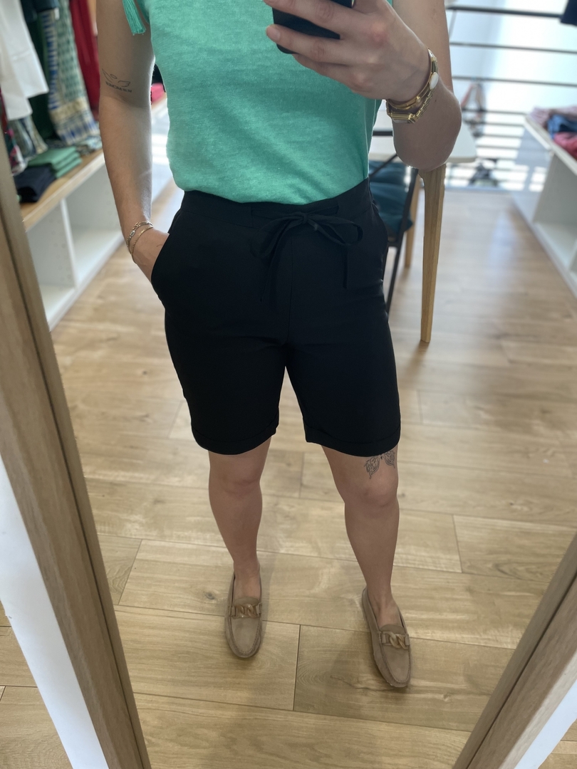 Bermuda Okombo - Noir - Sun Valley femme - Prix doux Vêtements Femme ...