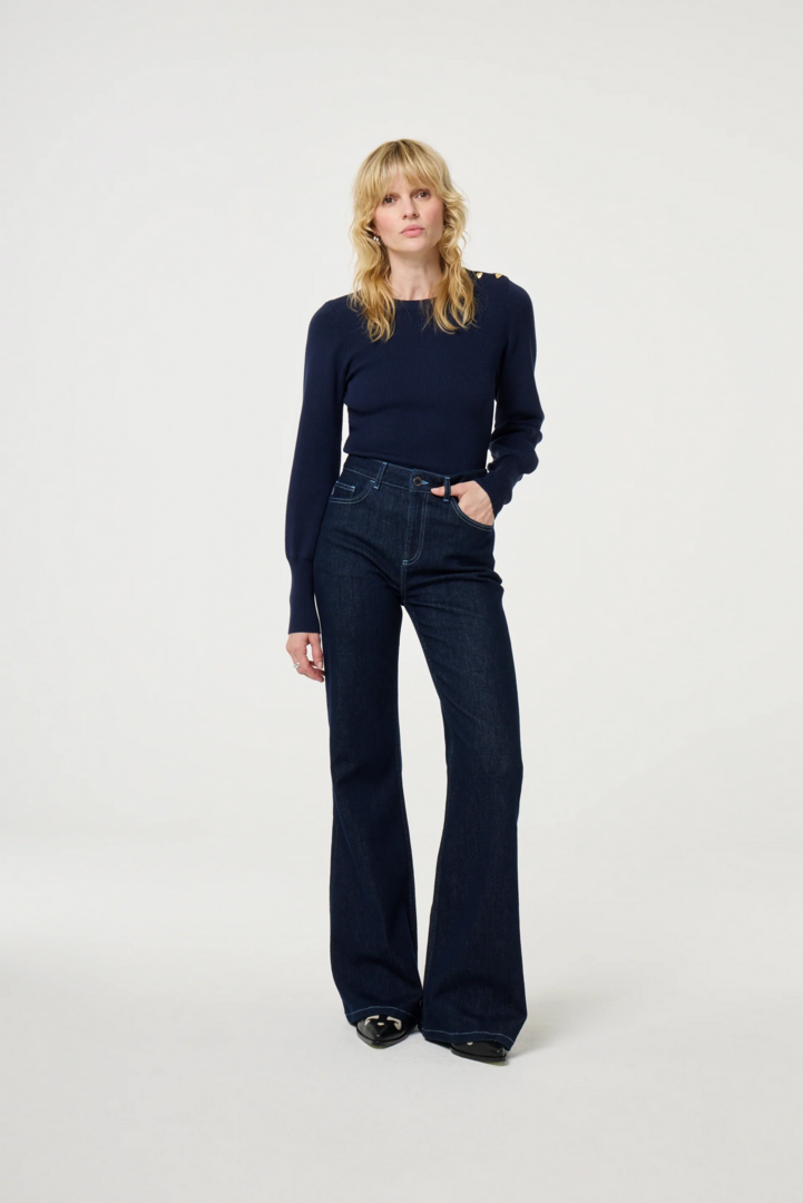 Jean bootcut Vic - Indigo - FABIENNE CHAPOT - Vêtement FEMME/Pantalons ...