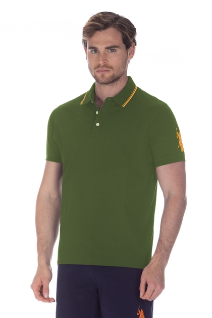 Polo n°613 - vert - Us Polo - Prix doux vêtements Homme/Polos - Lora