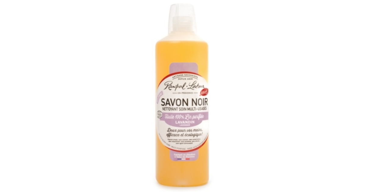 Savon noir à l'huile de lin - 25CL - Parfum Lavandin - POUR LA MAISON ...