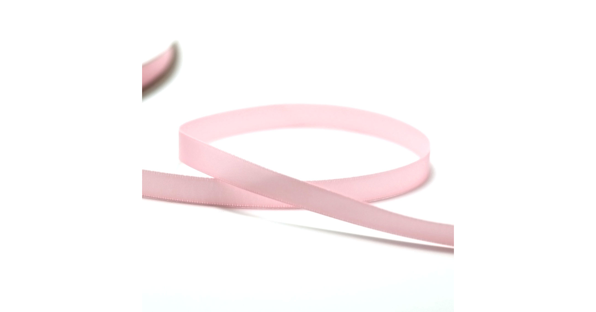 5 m de ruban satin uni 10 mm,rose - Ruban satin/10 mm - Miracles Merceries