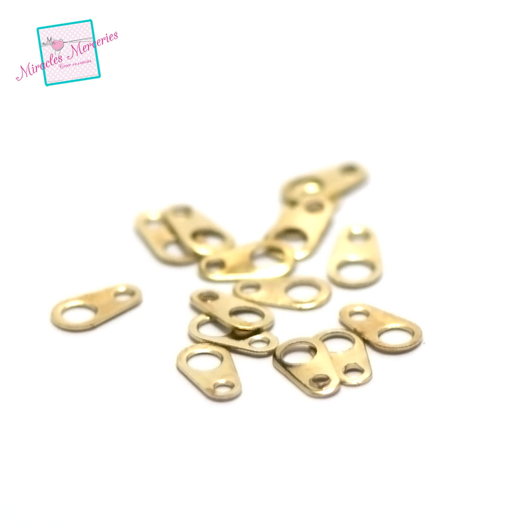 100 attaches pour fermoir 6x4 mm ,doré - Embouts/Attache - Miracles ...