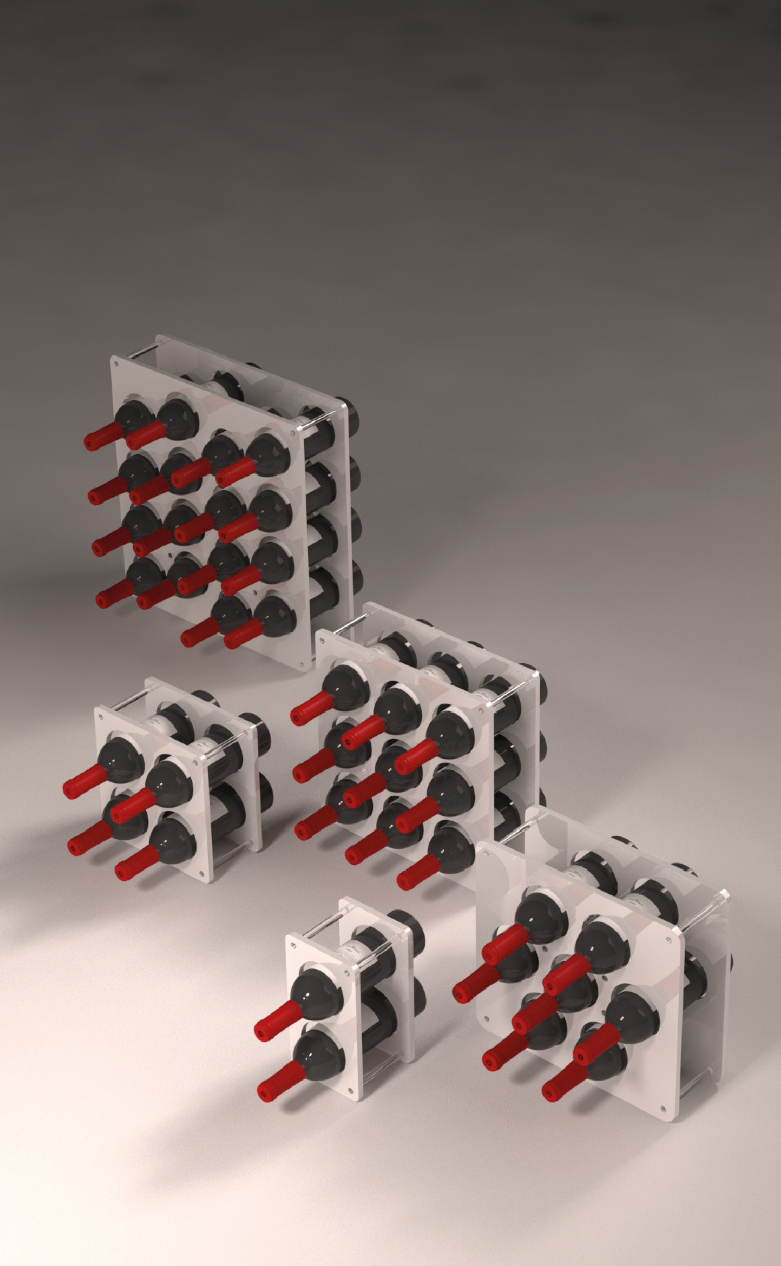 SUPPORT PLEXIGLAS 4 BOUTEILLES - TRAITEUR / HOTELLERIE / RESTAURATION ...